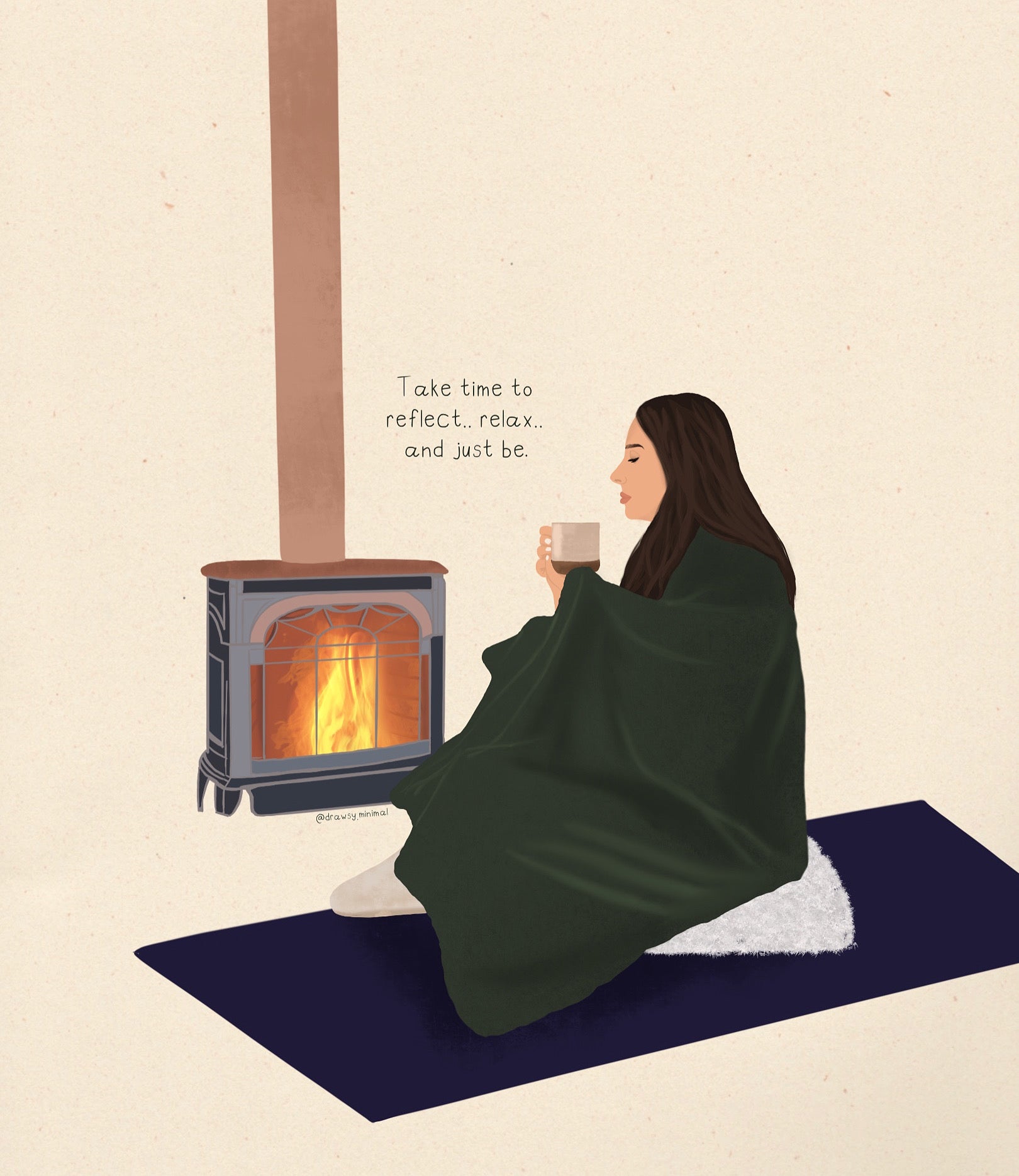 Take time - Print – Drawsy Minimal